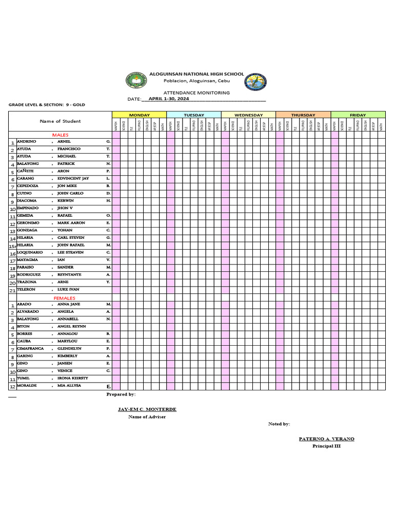 ATTENDANCE-MONITORING | PDF