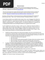 AP Lang Rhetorical Analysis Essay Template (With Examples) | PDF ...
