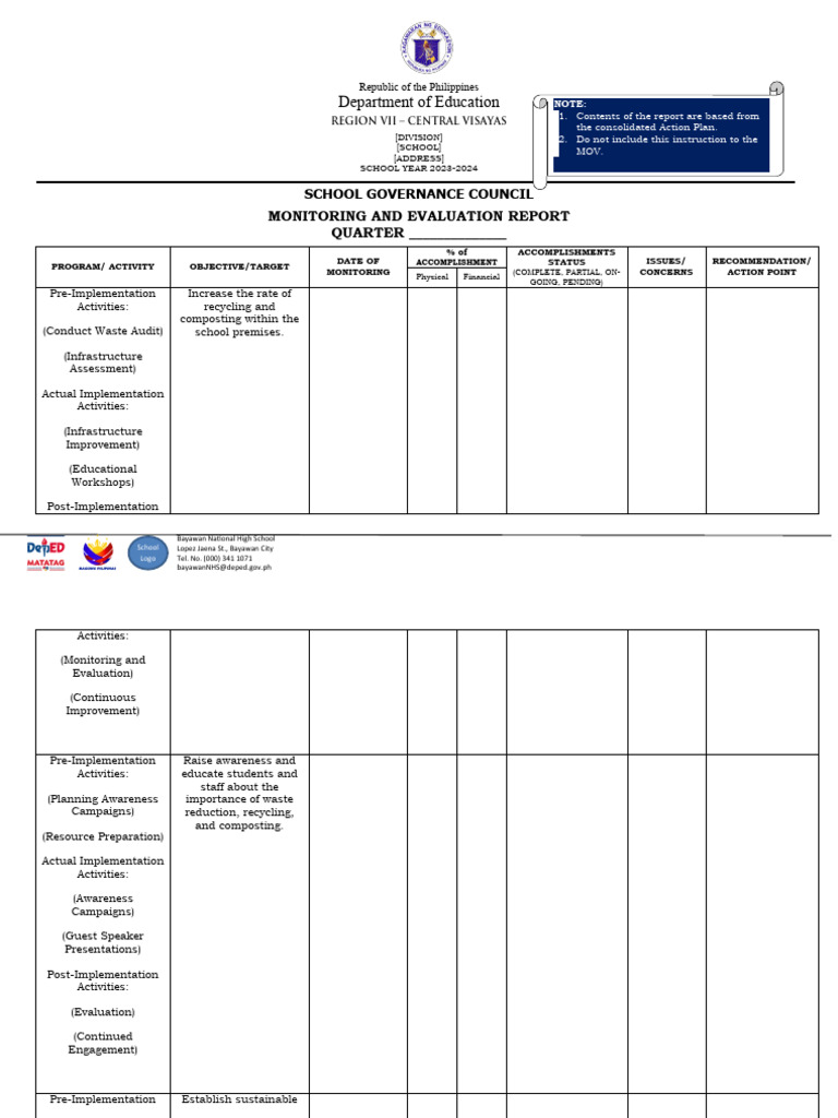 9 SGC Mov Me Template Ok | PDF | Evaluation | Infrastructure