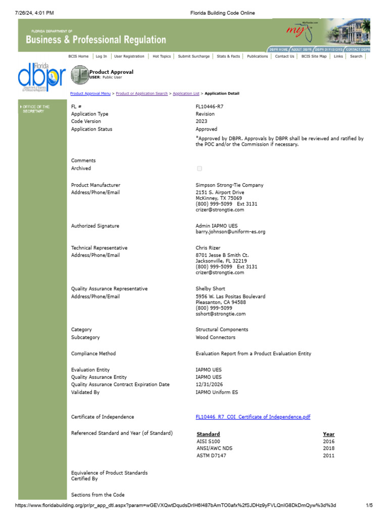 Product Approval Menu | PDF