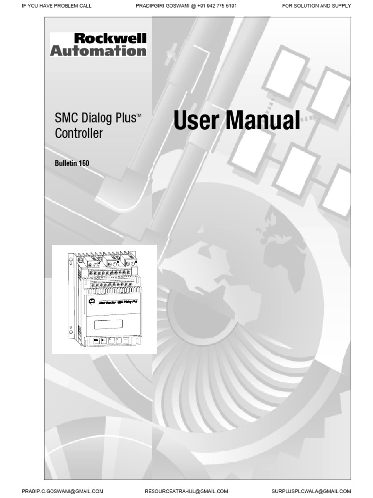 AB SMC Dialog Plus Controller Bulletin 150 User Manual | PDF ...