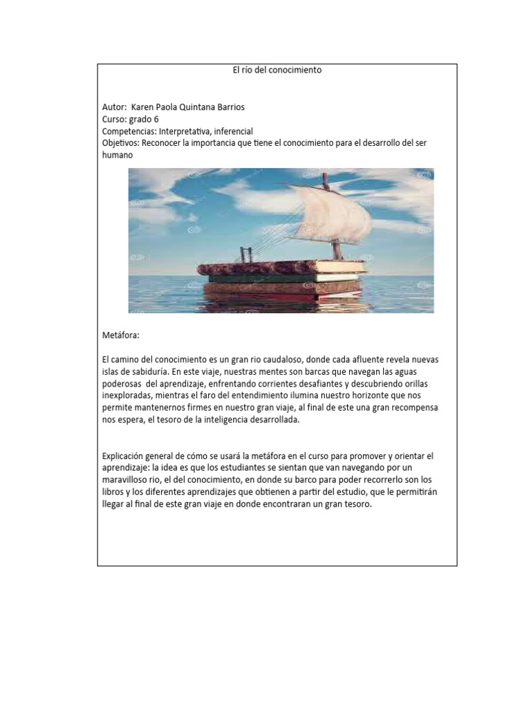 METÁFORA - Mision 3 - Reto1 | PDF | Ciencias sociales | Religión y espiritualidad