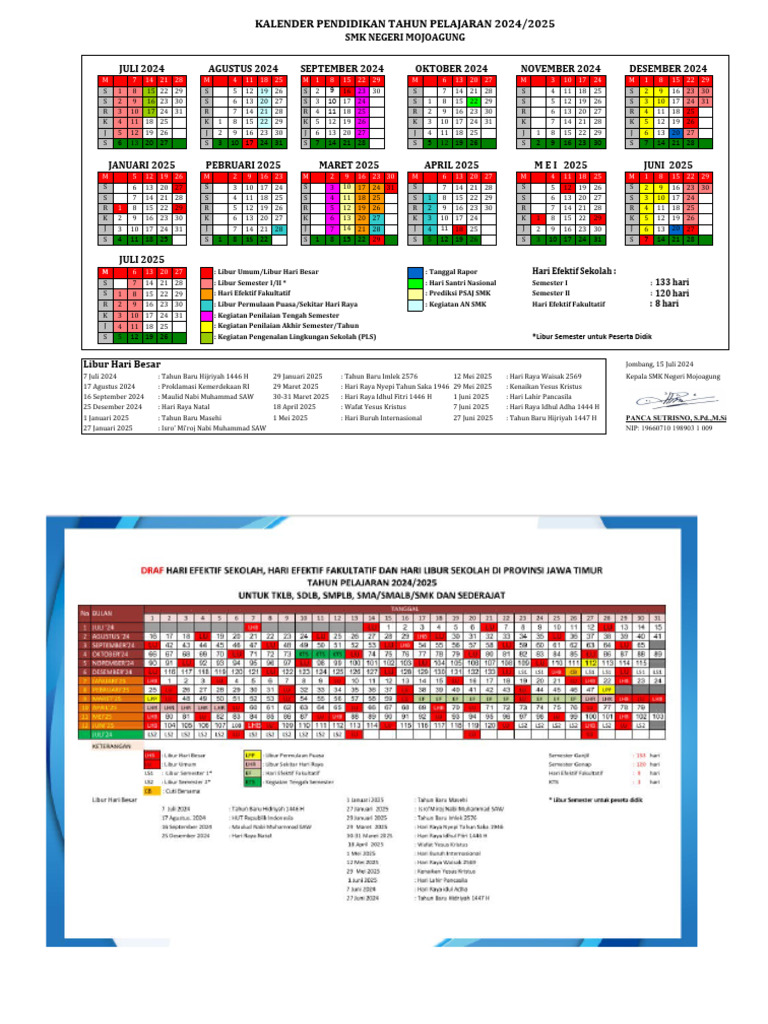 Kalender Pendidikan 2024-2025 | PDF