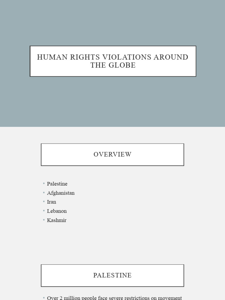 Global Human Rights Violations Overview | PDF | Torture | Iran