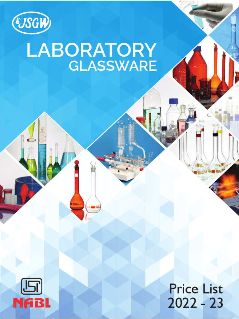 JSGW Price List 2022-23 | PDF | Gel Electrophoresis | Distillation
