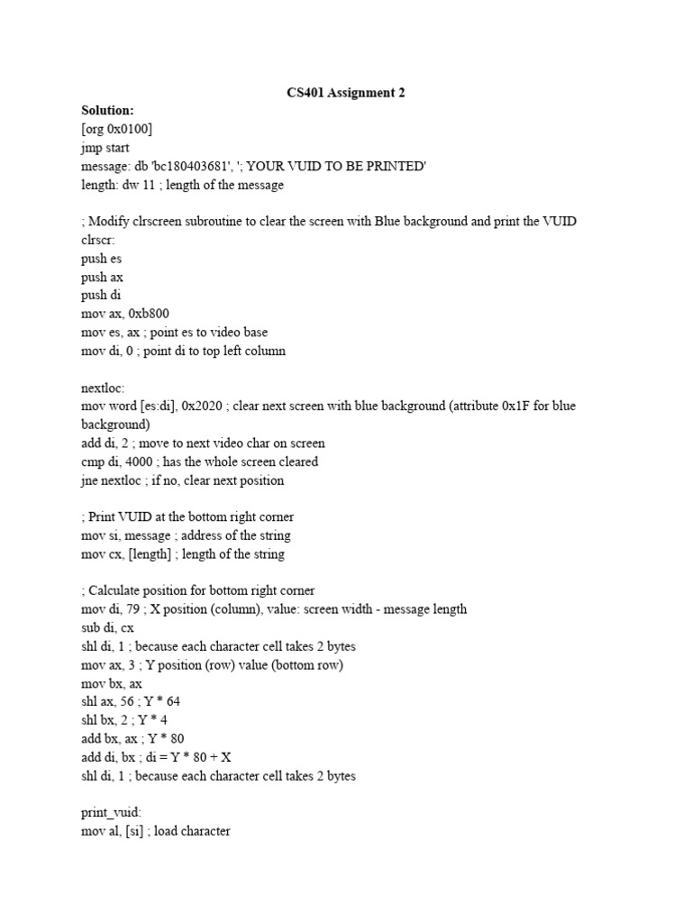 CS401 A2S24 Id + Screenshot | PDF | String (Computer Science) | Computer Programming