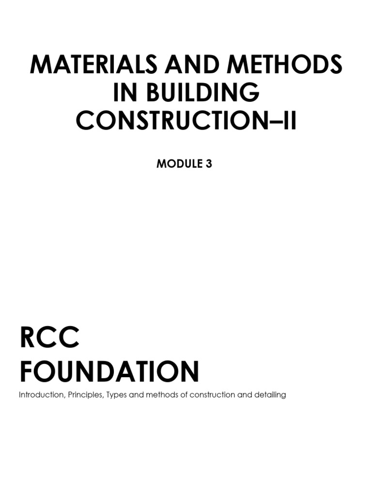 Foundations | PDF | Foundation (Engineering) | Deep Foundation
