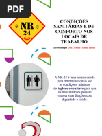 NR 24: Condições Sanitárias no Trabalho | PDF | Banheiro | Chuveiro