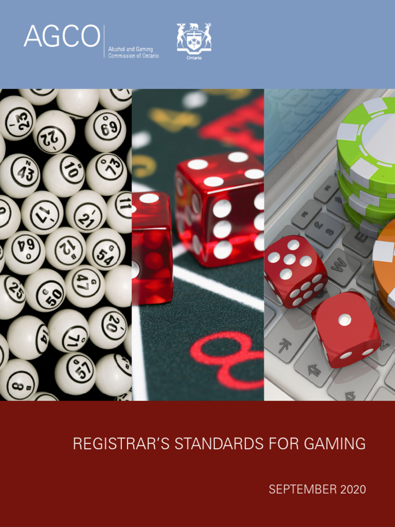 AGCO Registrar's Standards For Gaming | PDF | Computer Security | Security