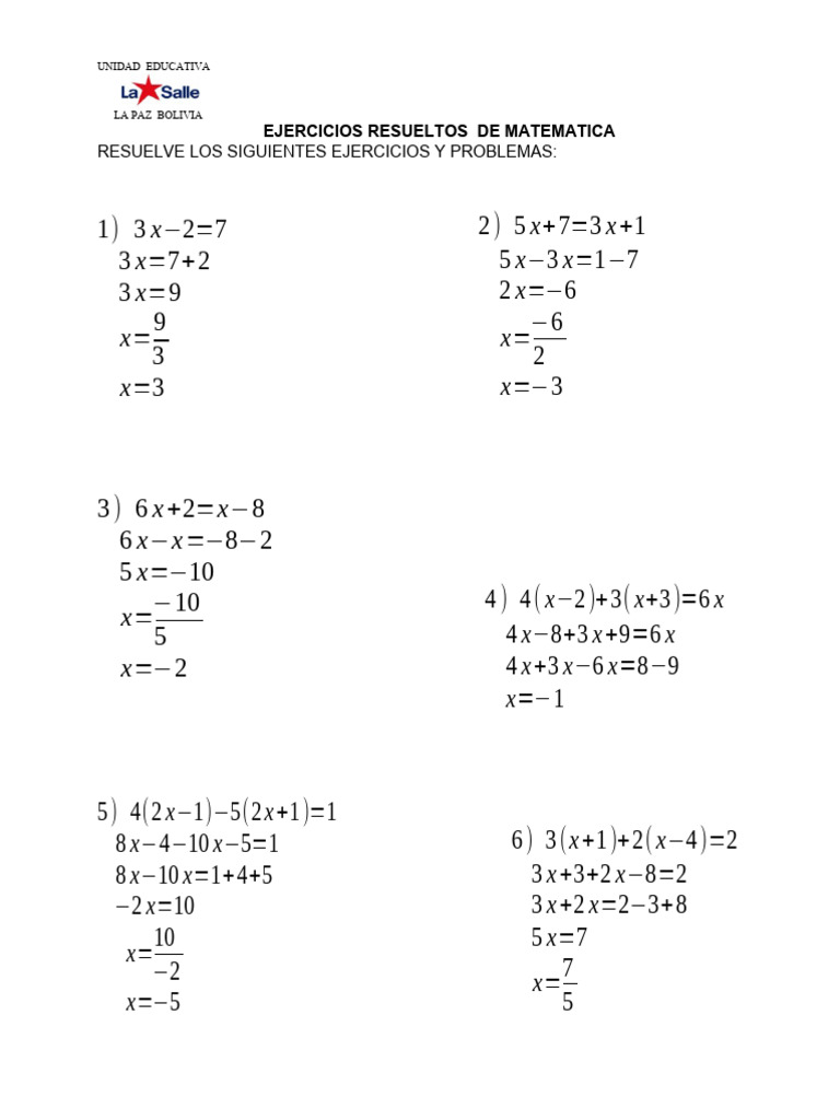 Enviados 2 FUNCIONES, ECUACIONES E INECUACIONES LINEALES (LA HOGUERA 3) CON EJERCICIOS RESUELTOS ...