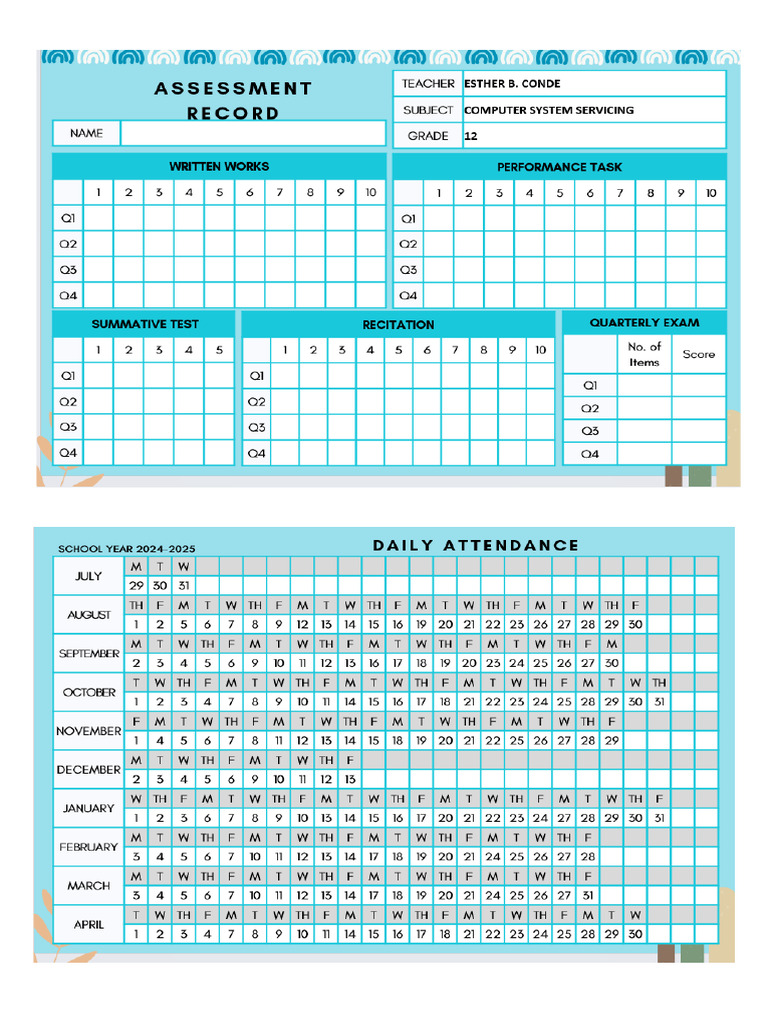 Assessment Record | PDF