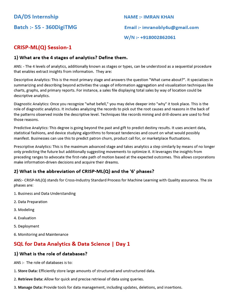 Day 1-Assignment | PDF | Databases | Reserved Word Day 1-Assignment | PDF | Databases | Reserved Word