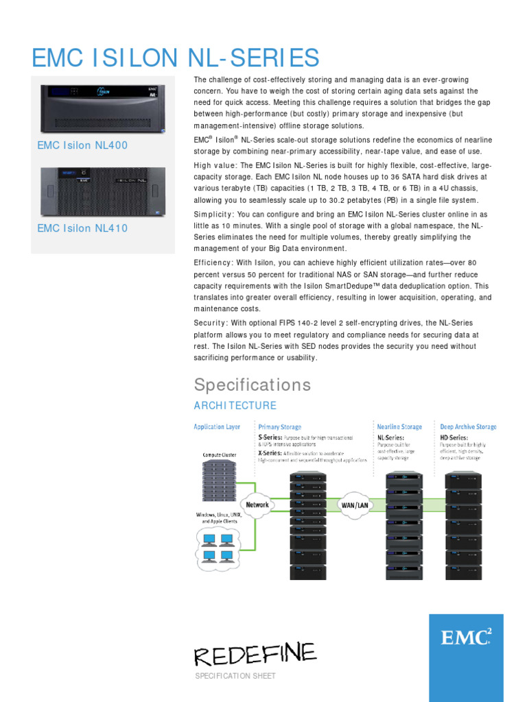 h10640 Isilon NL Series Ss | PDF | Solid State Drive | Hard Disk Drive