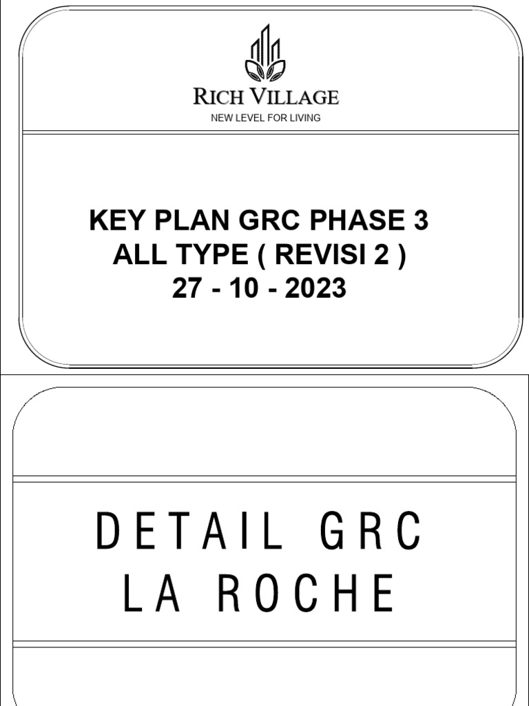 Key Plan GRC Phase 3 - Rev. 2 - 27-10-2023 | PDF