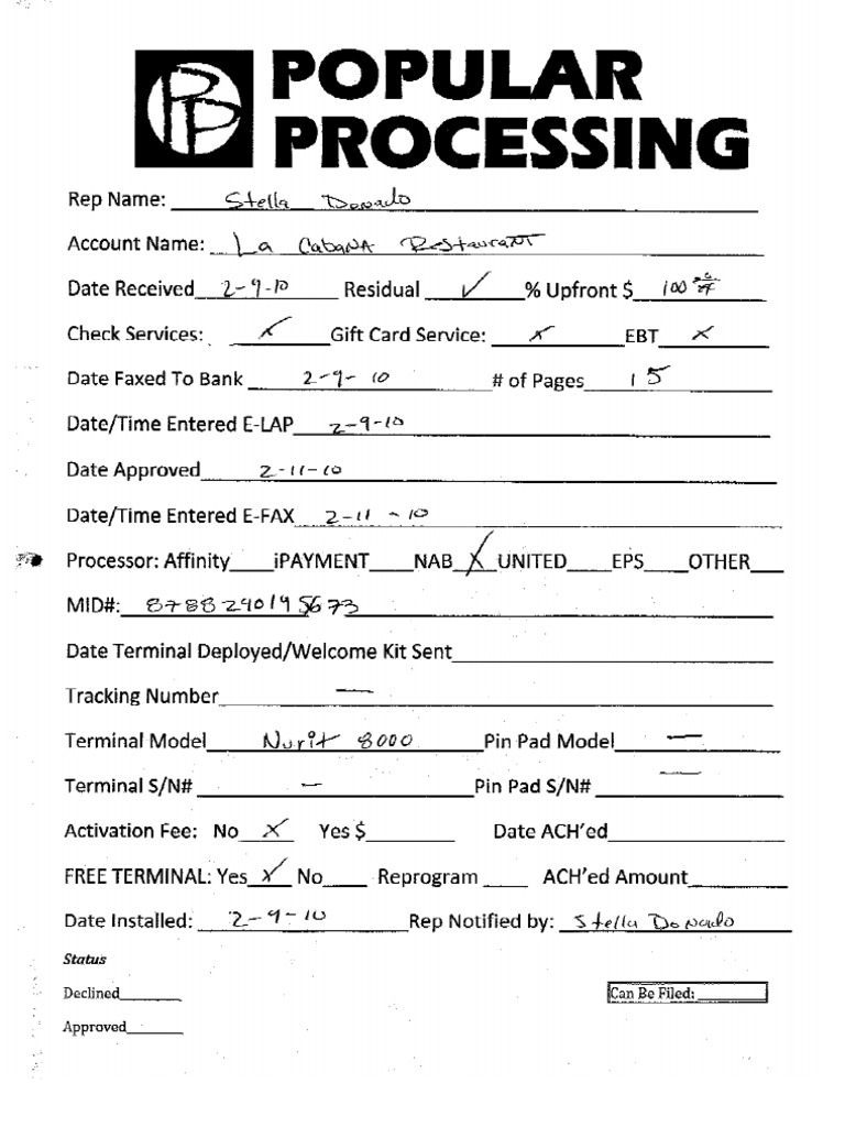 La Cabana Restaurant | PDF