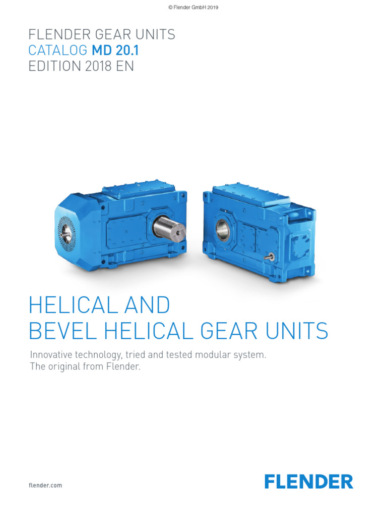 Flender Gear Units Eng 2018 1 Organized | PDF | Gear | Reliability ...