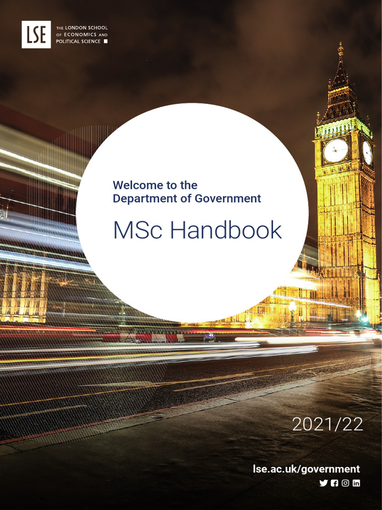 LSE MSc | PDF | Statistics | London School Of Economics