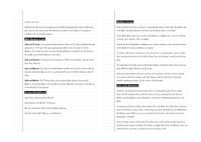 UPSC NCERT Geography Notes | PDF