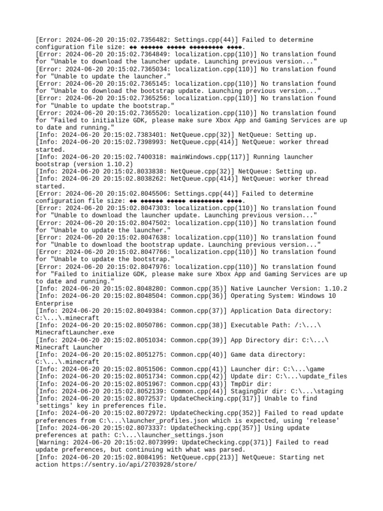 Launcher Log | PDF | Ibm Pc Compatibles | Software Engineering