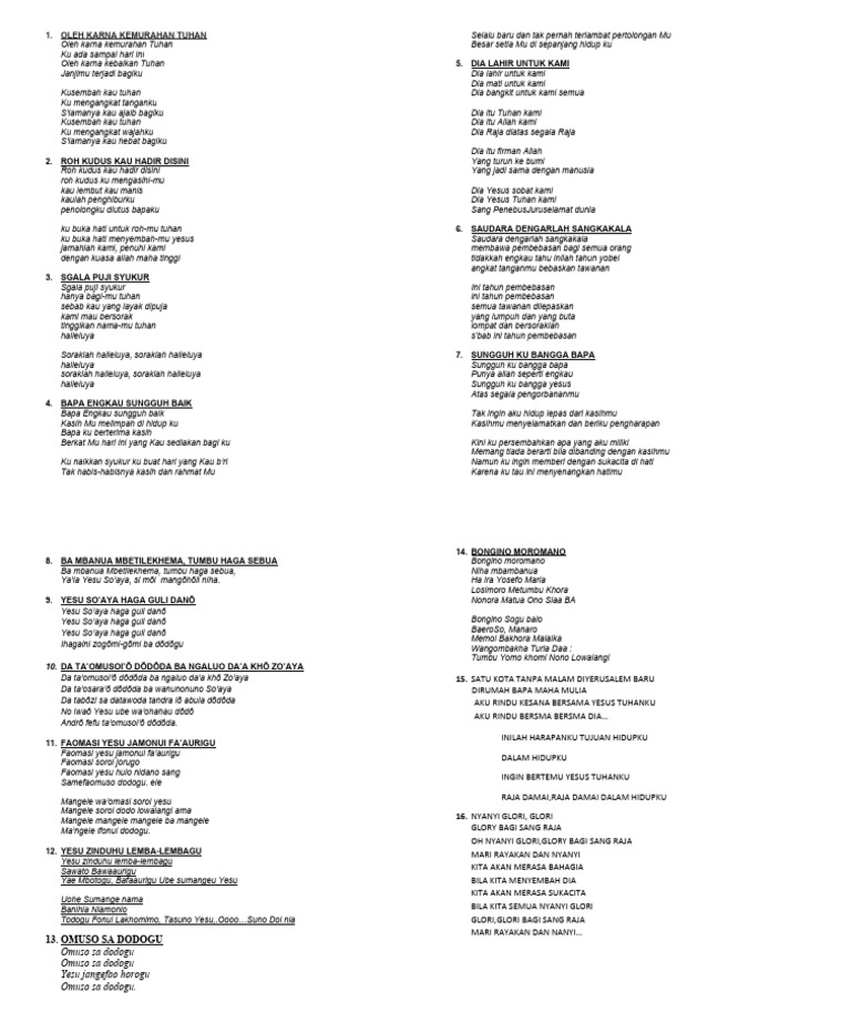 Lagu Natal 2022 PDF