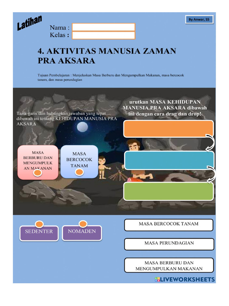 Aktivitas Manusia Zaman Pra Aksara | PDF