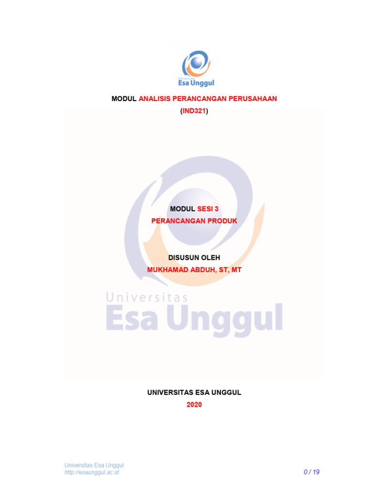 Modul APP 3 Perancanganproduk | PDF | Bisnis | Komputer