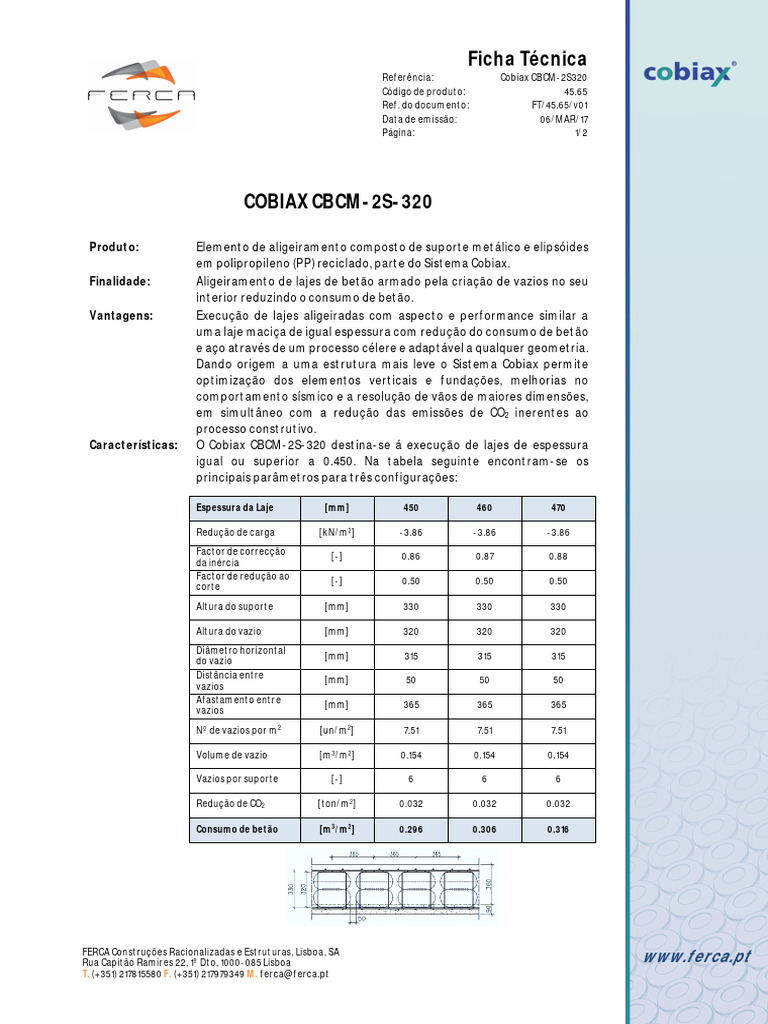 Sistema Cobiax: Lajes Aligeiradas | PDF