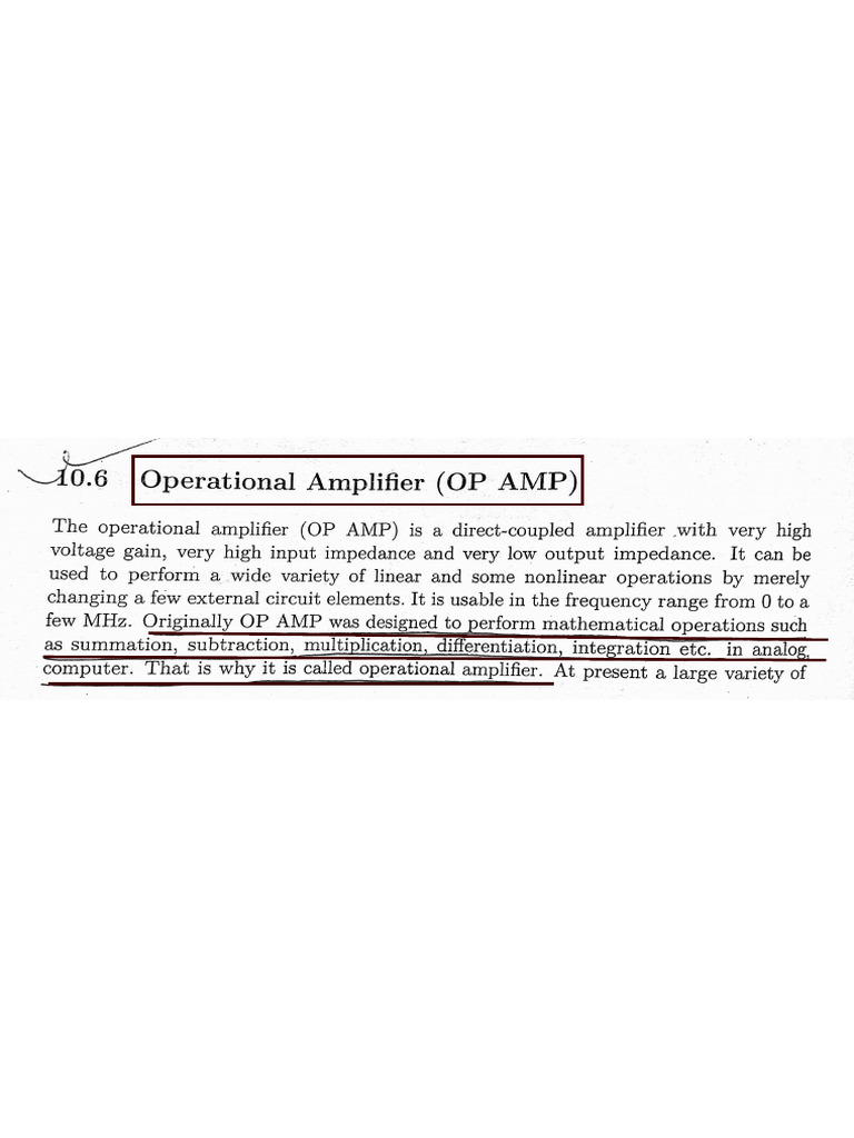 OPAMP | PDF