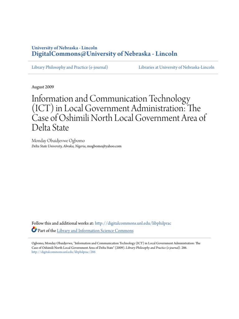 Full Text | PDF | Information And Communications Technology | Literacy