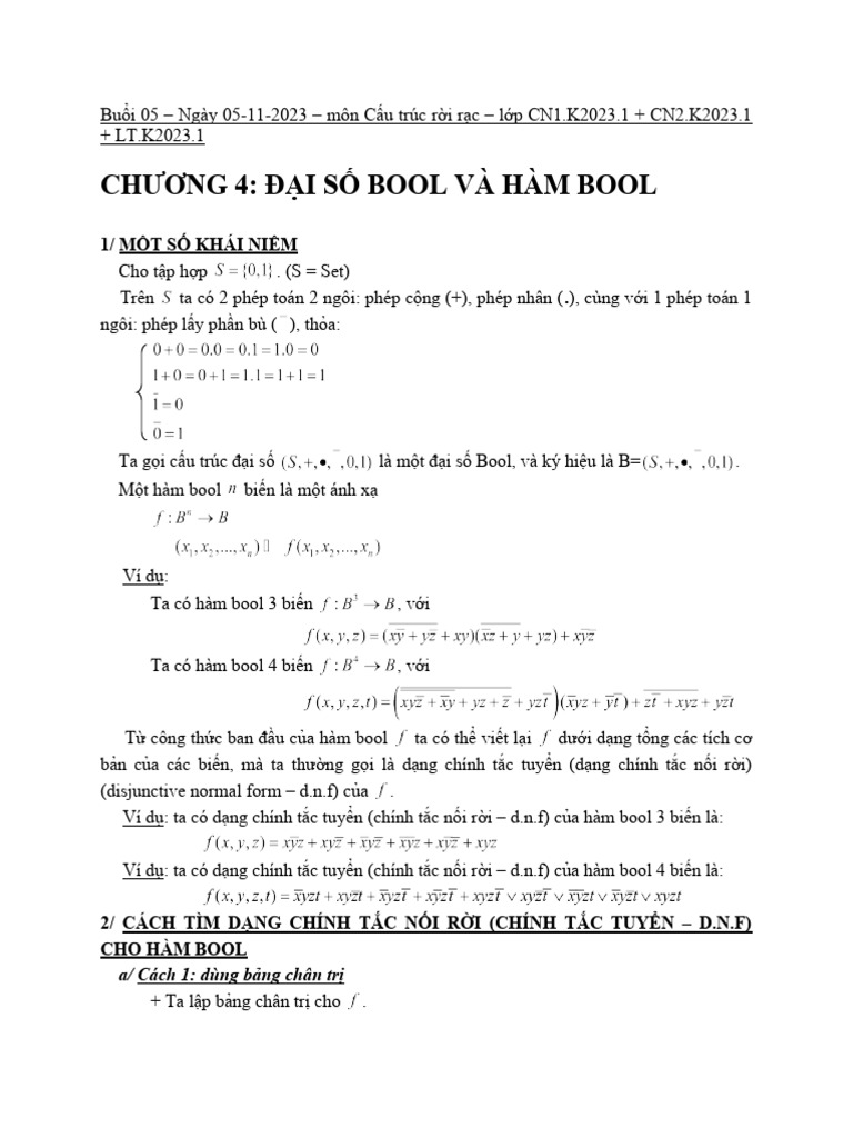 Cau Truc Roi Rac | PDF