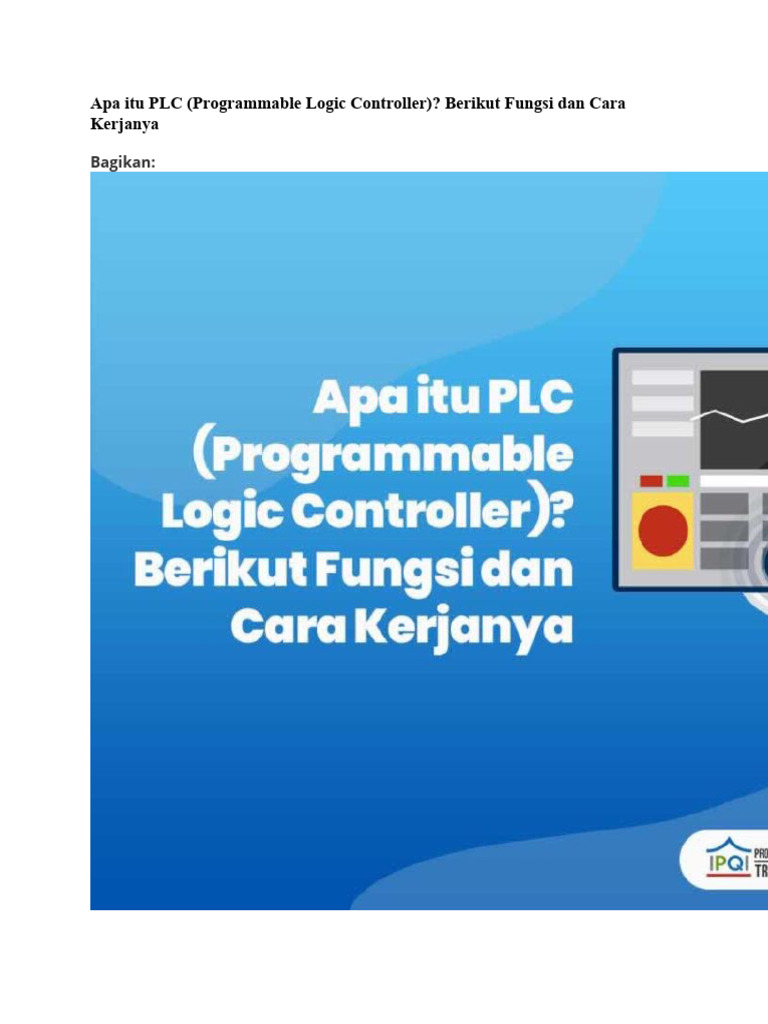 Apa Itu PLC | PDF