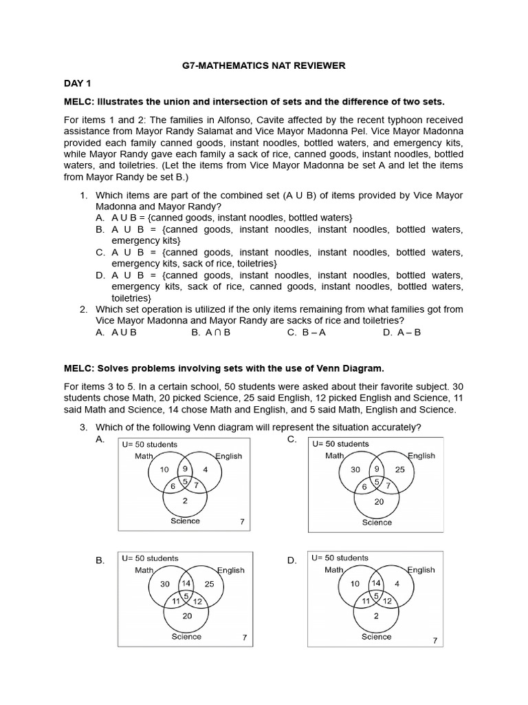 G7-MATH-NAT-REVIEWER | PDF | Multiplication | Numbers G7-MATH-NAT-REVIEWER | PDF | Multiplication | Numbers