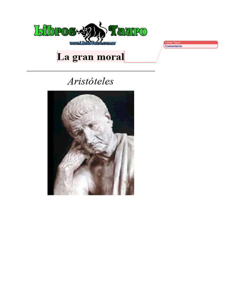 La Moral En La Política De Aristóteles Pdf Virtud Aristóteles