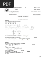 Corrigé Bac Physique-Chimie 2022 | PDF | Champ magnétique | Atomes