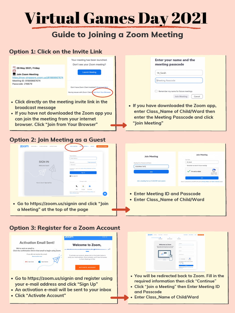 Guide to Joining a Zoom Meeting | PDF