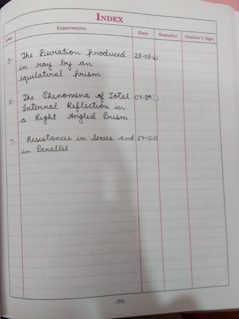 Physics Practical - 7 | PDF