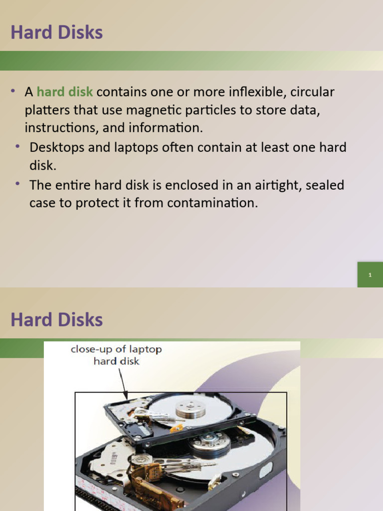4-Hard Disk | PDF | Hard Disk Drive | Computer Data Storage