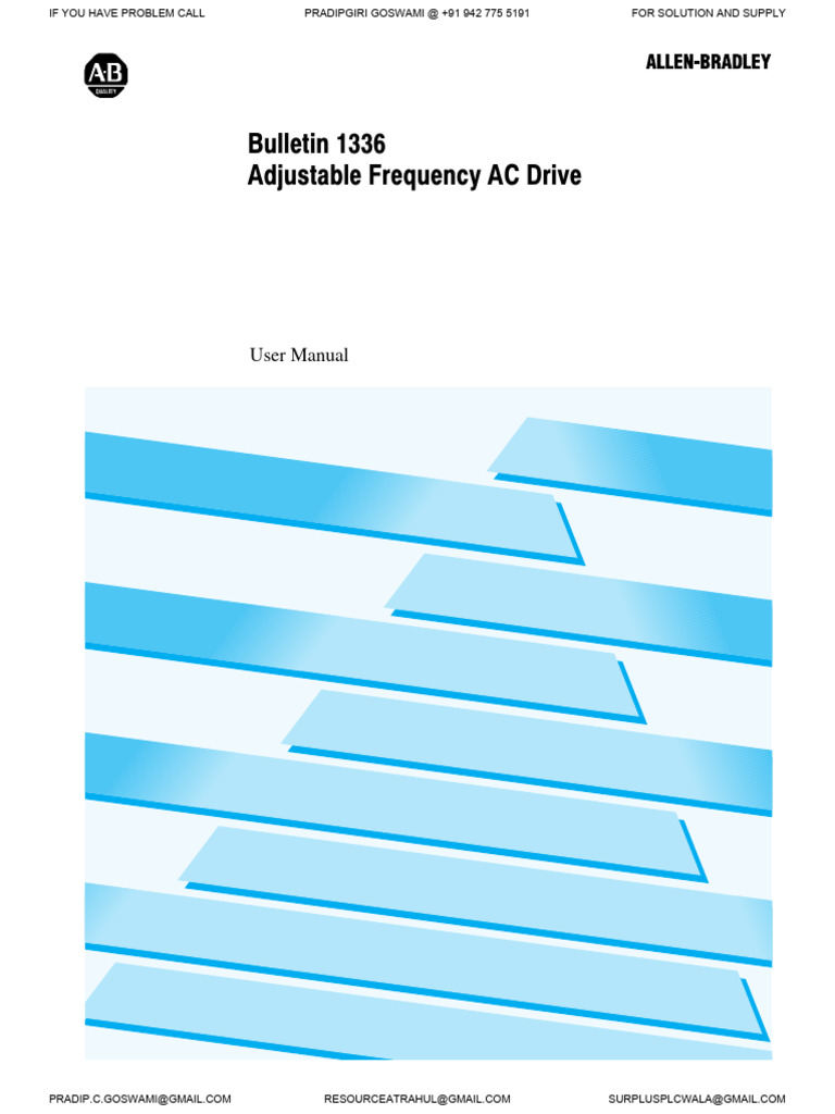 1336 AC Drive User Manual | PDF | Alternating Current | Materials Science