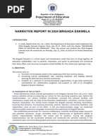 accomplishment report brigada eskwela 2025 | PDF | Behavior Modification | Learning