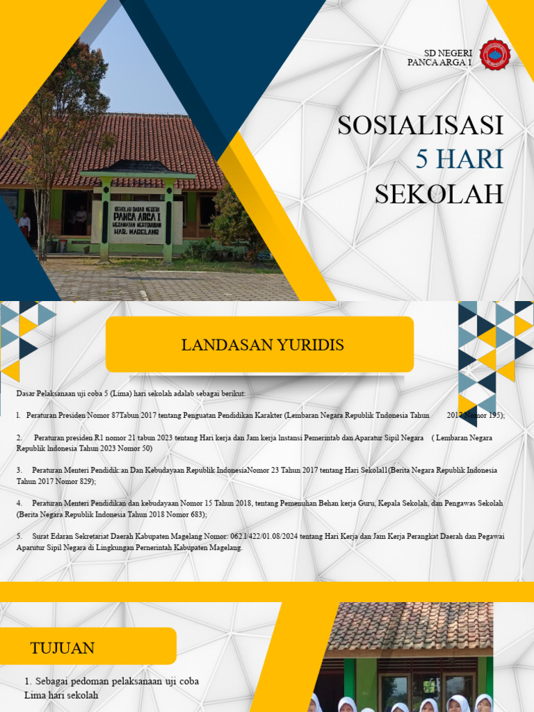 Sosialisasi 5 Hari Sekolah | PDF | Kesehatan Holistik