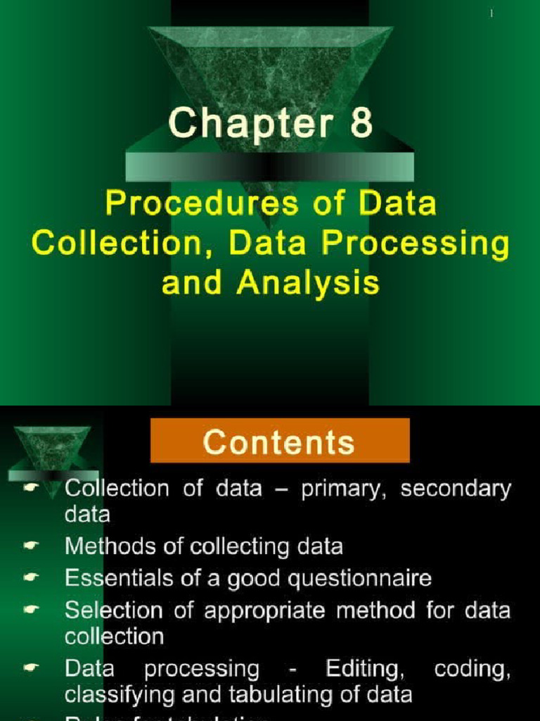 Data Collection and Data Analysis | PDF