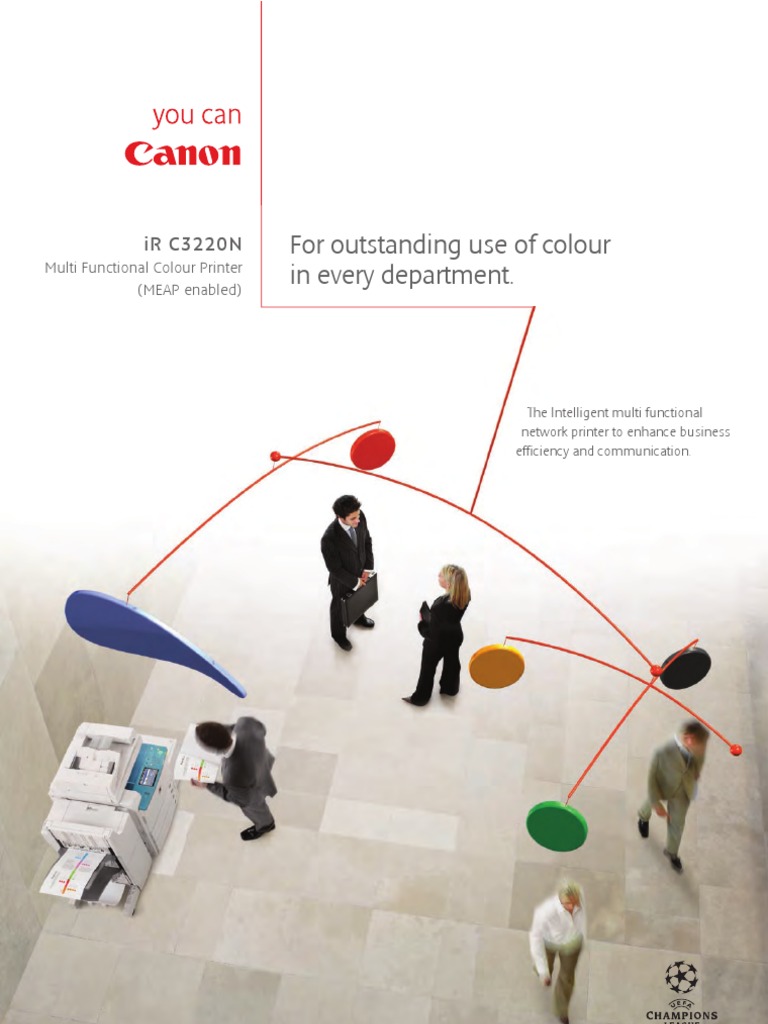 Canon Irc3220n Brochure | PDF | Fax | Image Scanner