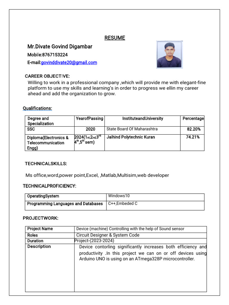 Gd Resume4 | PDF | Computing | Computer Science