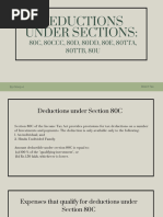 Easy Chart of Deductions U - S 80C To 80U Every Individual Should Aware ...