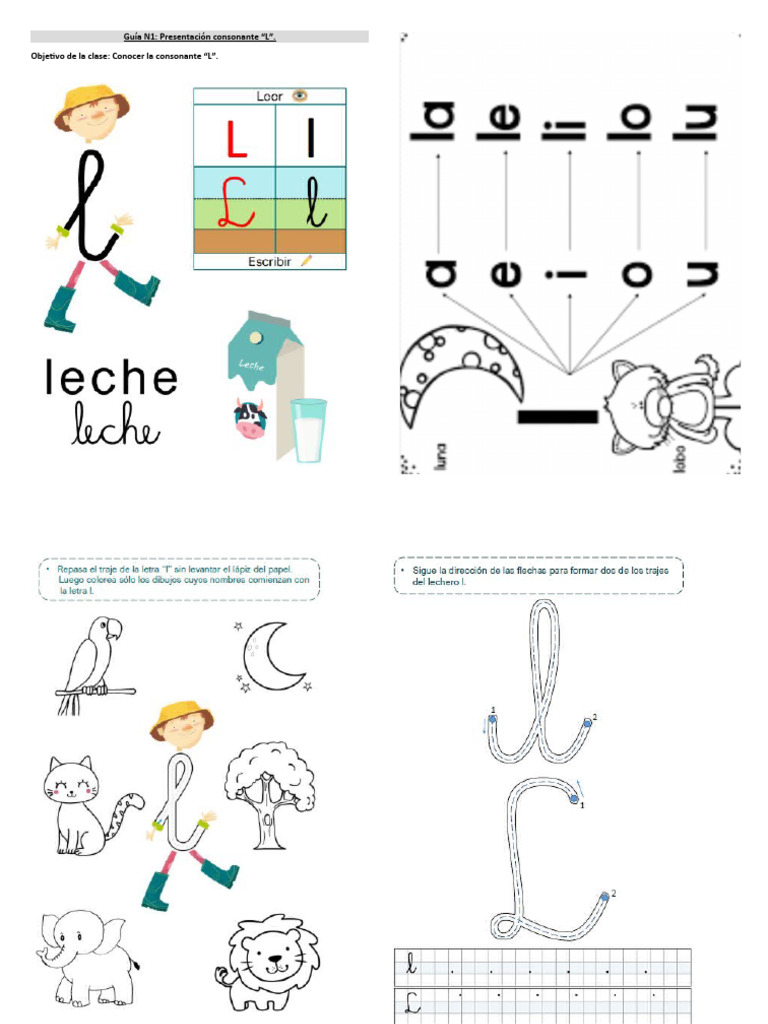 Guía N1 Conociendo La L | PDF | Artes del Lenguaje y Comunicación | Arte