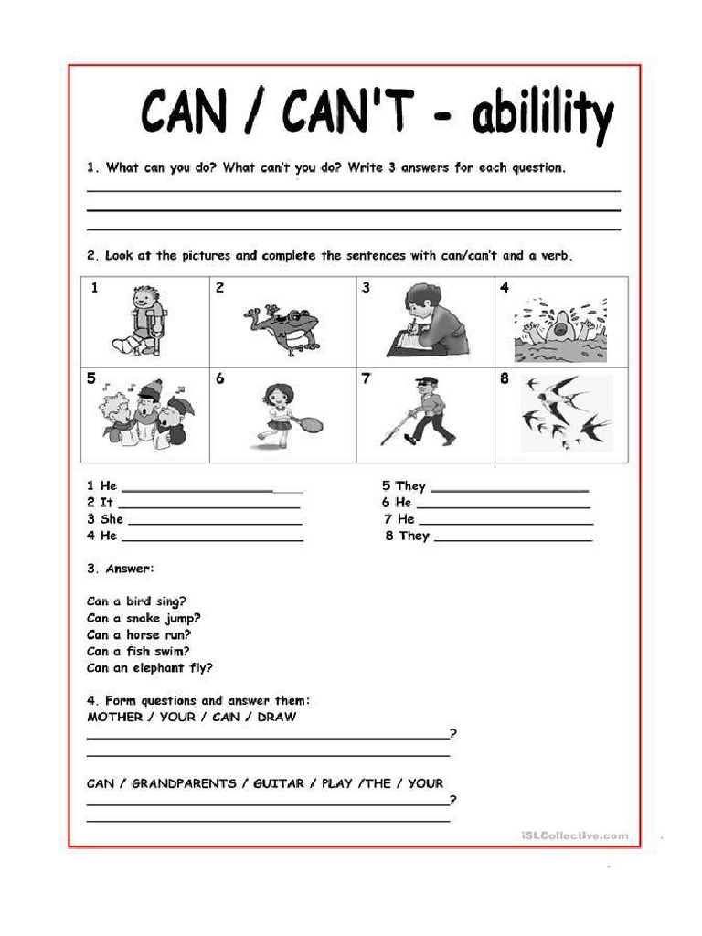 Tasks Modal Verbs | PDF