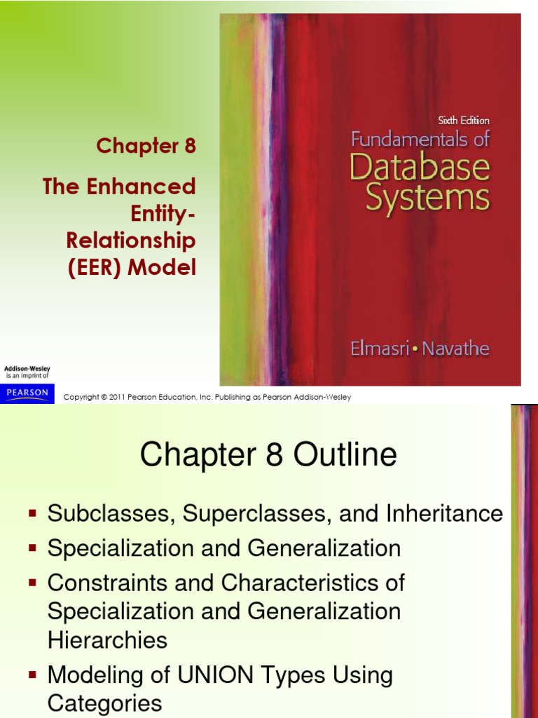 FDS - C8 - The Enhanced Entity-Relationship (EER) Model | PDF ... FDS - C8 - The Enhanced Entity-Relationship (EER) Model | PDF ...