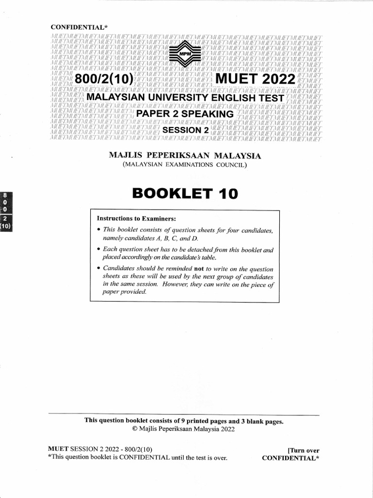 Booklet 10 | PDF