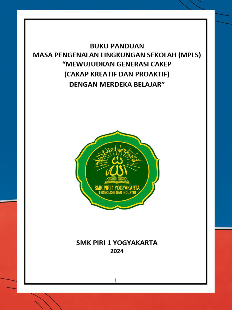 Buku Panduan MPLS 2024-1 | PDF | Ilmu Sosial