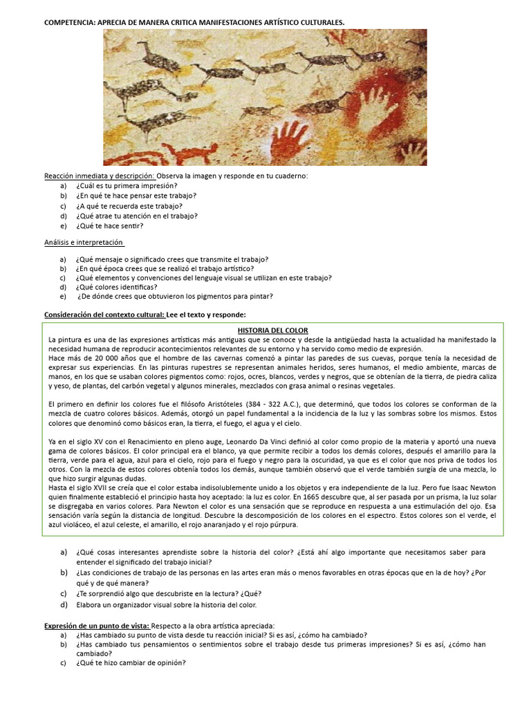 ANEXOS- U2 - SESION1 - 2DO | PDF | Color | Azul